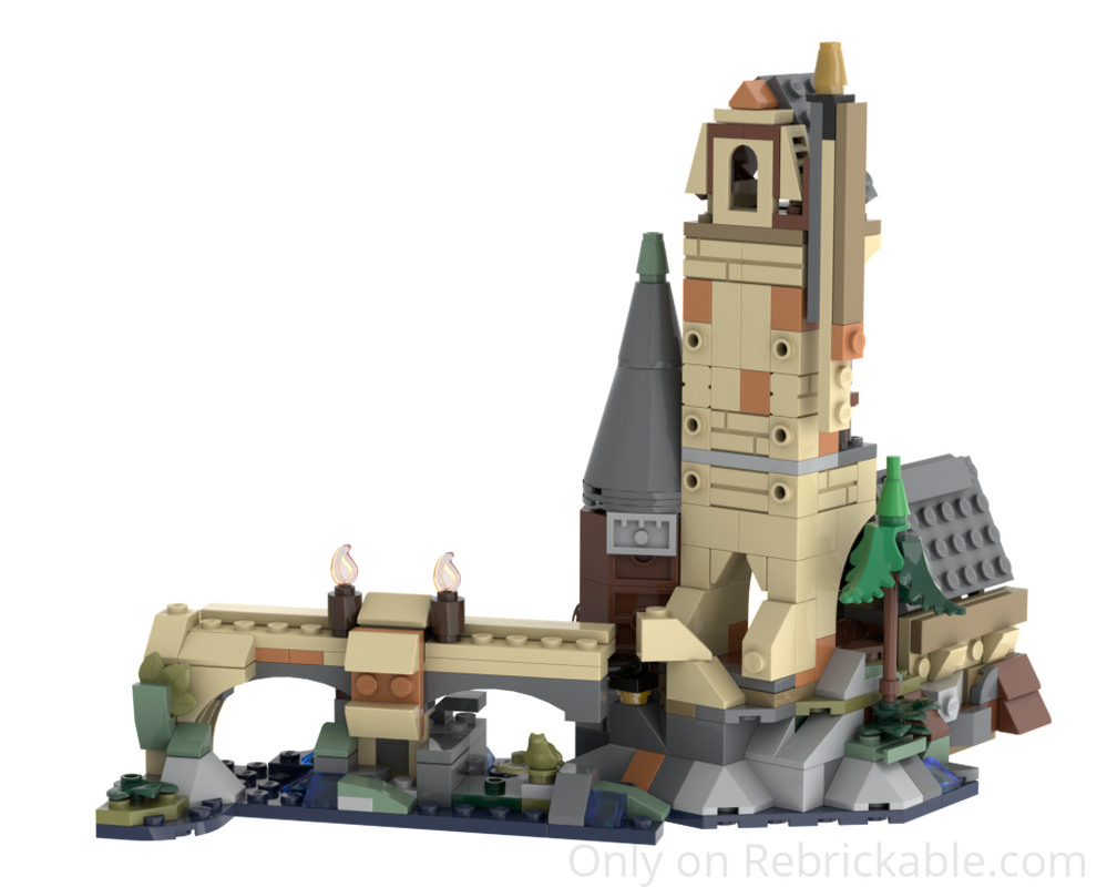 LEGO MOC HP Castle (4x 76426 alternate) by raguidel | Rebrickable ...