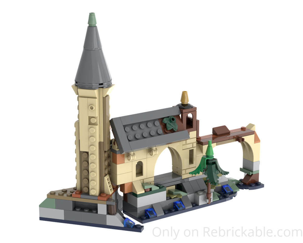 LEGO MOC HP Castle (4x 76426 alternate) by raguidel | Rebrickable ...