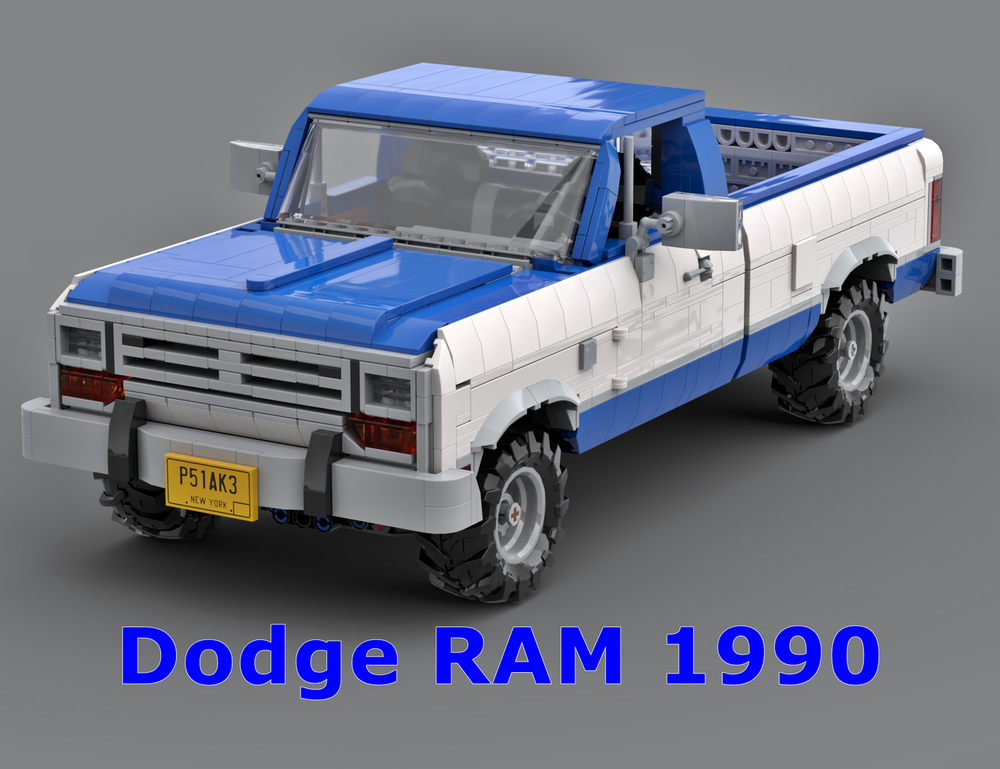 LEGO MOC Dodge RAM 1990 (1st generation) Blue version by syzygy87 ...