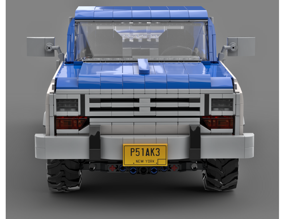 LEGO MOC Dodge RAM 1990 (1st generation) Blue version by syzygy87 ...