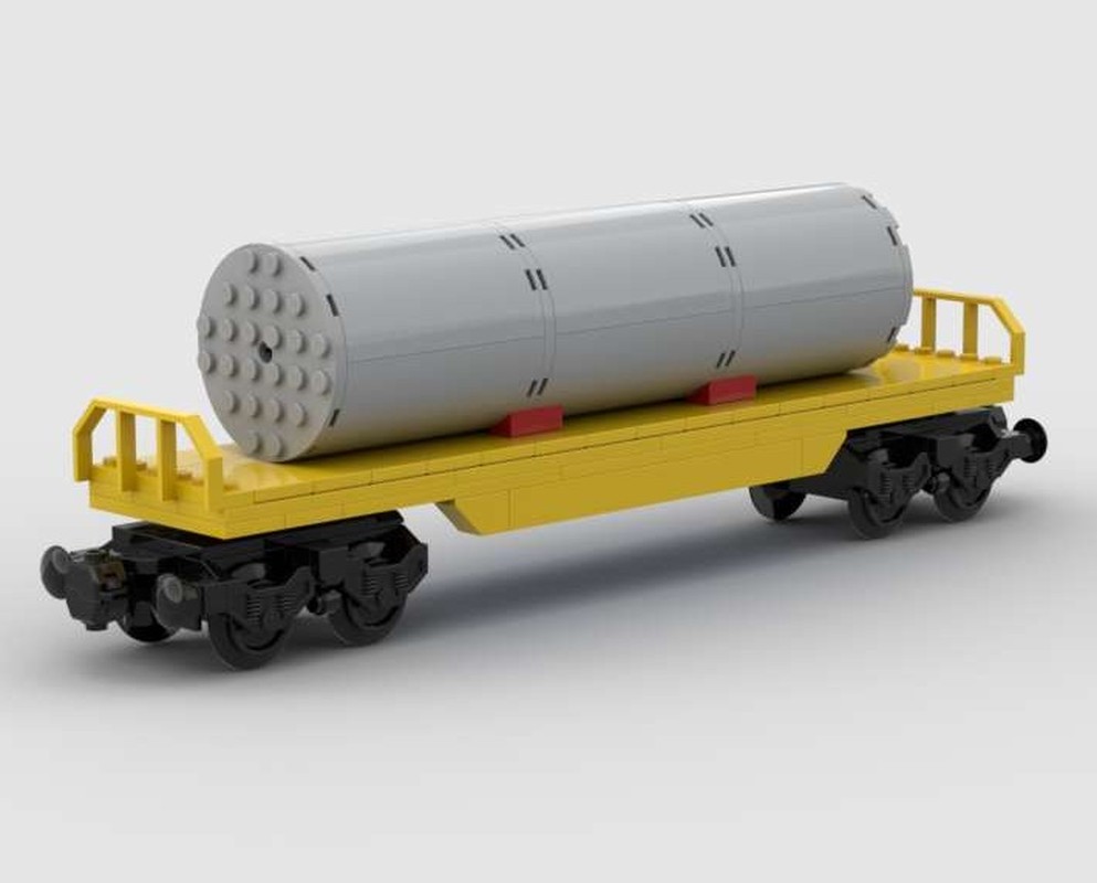 LEGO MOC US freight platform car - waggon by Dennis4x4 | Rebrickable ...