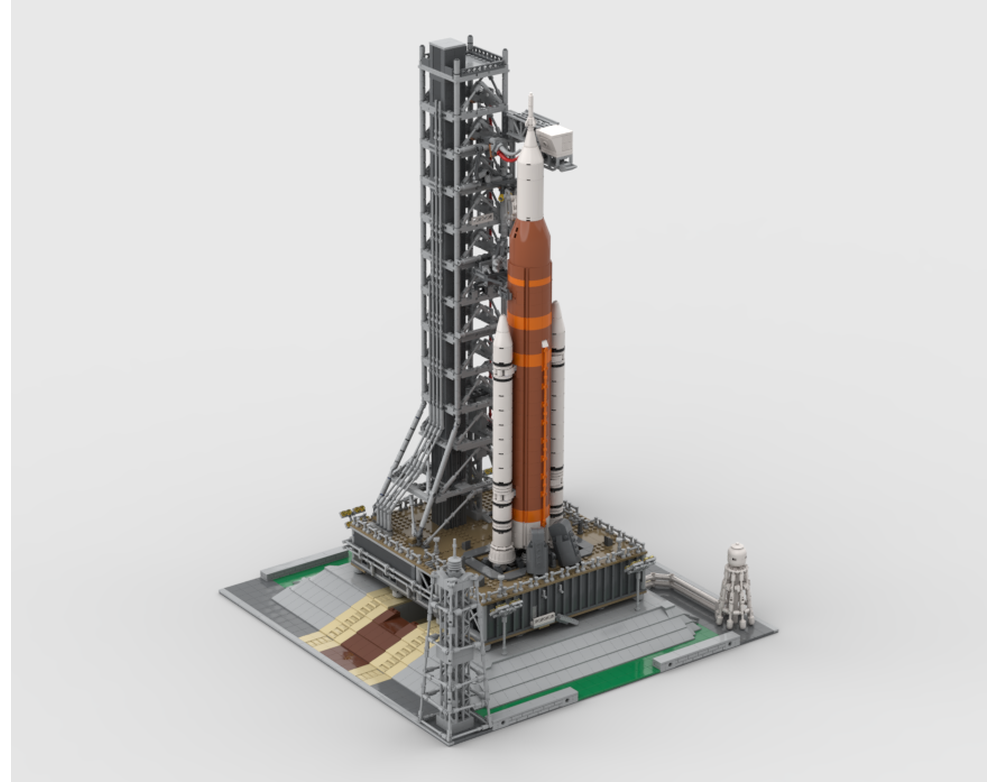 LEGO MOC Modular NASA Artemis Space Launch System - Display for set ...