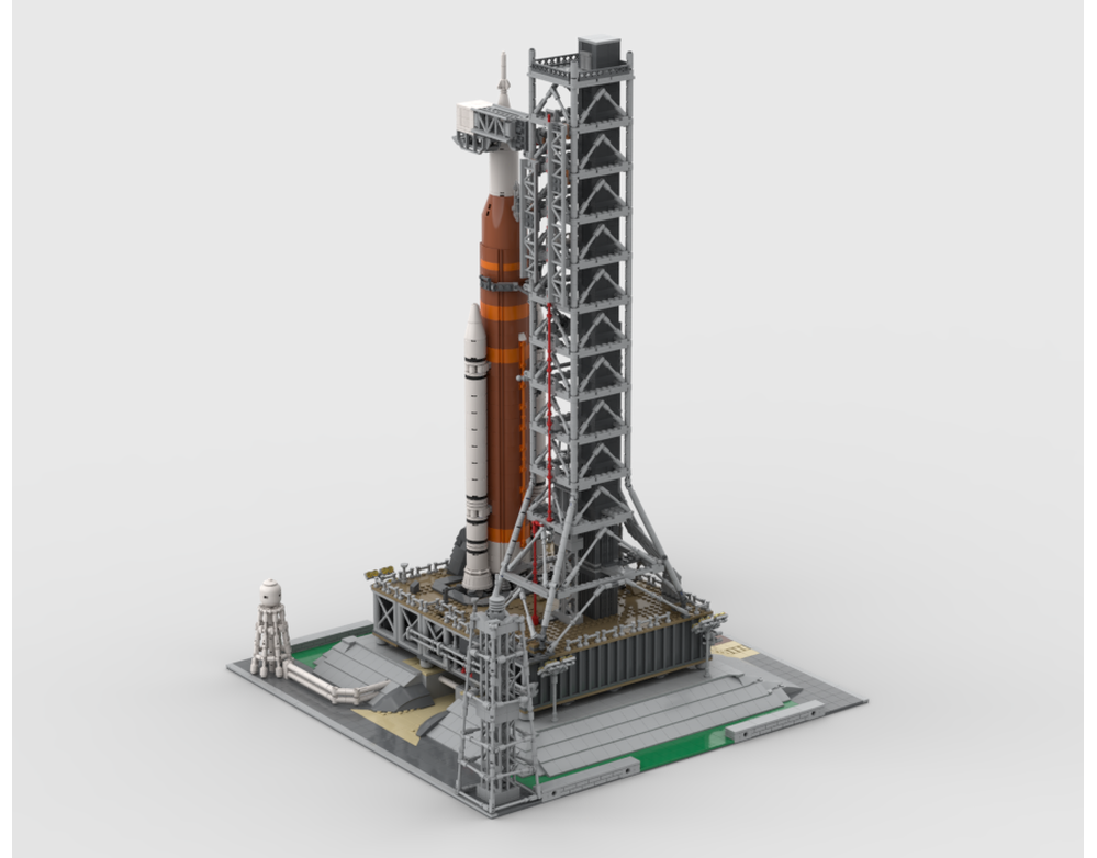 LEGO MOC Modular NASA Artemis Space Launch System - Display for set ...