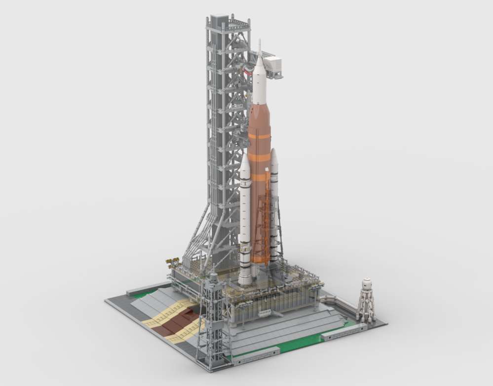 LEGO MOC Modular NASA Artemis Space Launch System - Display for set ...