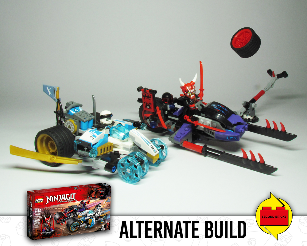 LEGO MOC 70639-2: Oni Snowscooter VS Zane's Frost Rod by SecondBricks | Rebrickable - Build with ...