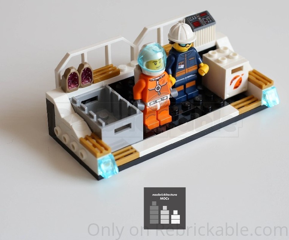 Lego Moc Mars Minifigure Display By Neobrickitecture Rebrickable Build With Lego