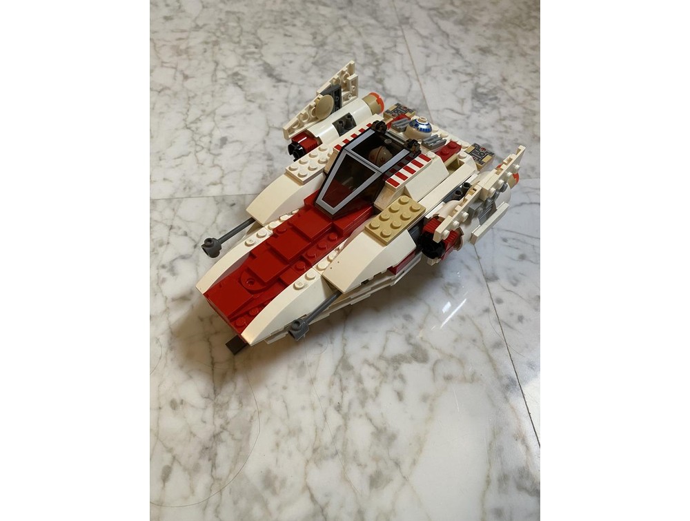 LEGO MOC Good Old-Fashioned A-Wing Fighter by Blue Bricks | Rebrickable ...