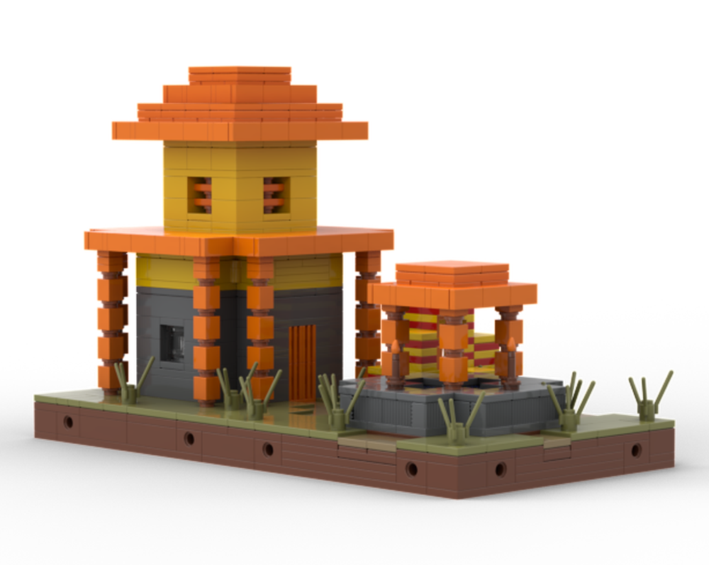 LEGO MOC Savanna Village by BassBrickStudios | Rebrickable - Build with ...