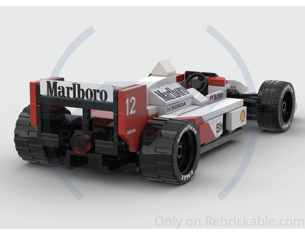 Lego Moc F1 Mclaren Mp44 By Pit Lane Bricks Factory Rebrickable