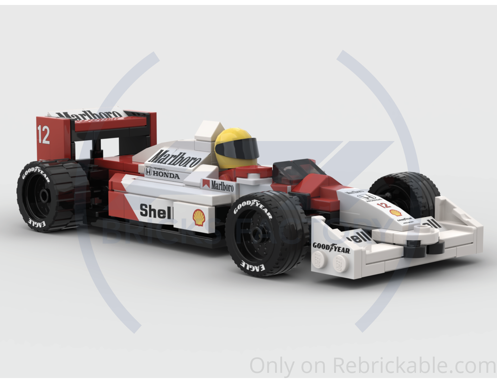 Lego Moc F1 Mclaren Mp44 By Pit Lane Bricks Factory Rebrickable