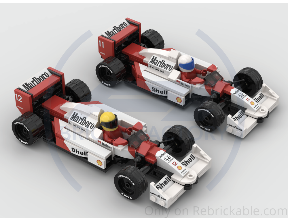 Lego Moc F1 Mclaren Mp44 By Pit Lane Bricks Factory Rebrickable