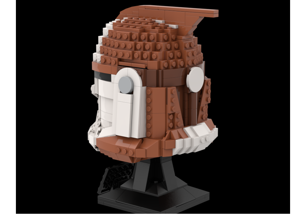 Lego Moc Commander Ponds P1 Helmet By Orchardbuilds Rebrickable