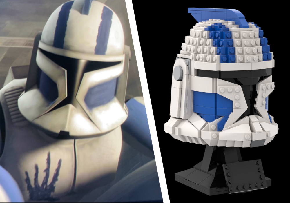 LEGO MOC Echo P1 Helmet by OrchardBuilds | Rebrickable - Build with LEGO
