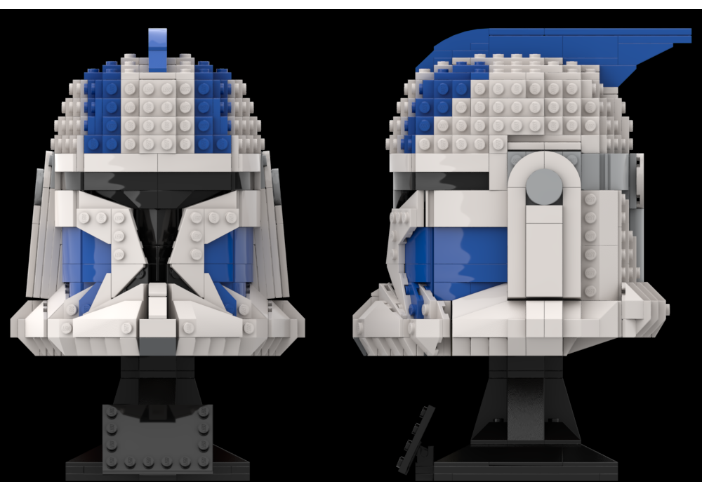 Lego Moc Echo P1 Helmet By Orchardbuilds Rebrickable Build With Lego