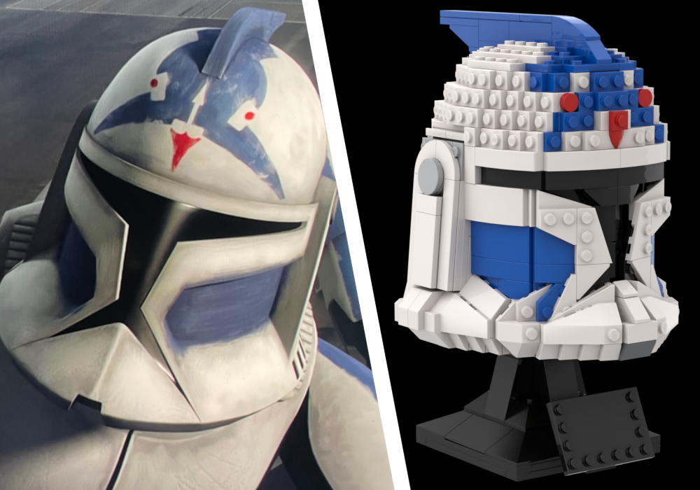 LEGO MOC Fives P1 Helmet by OrchardBuilds | Rebrickable - Build with LEGO
