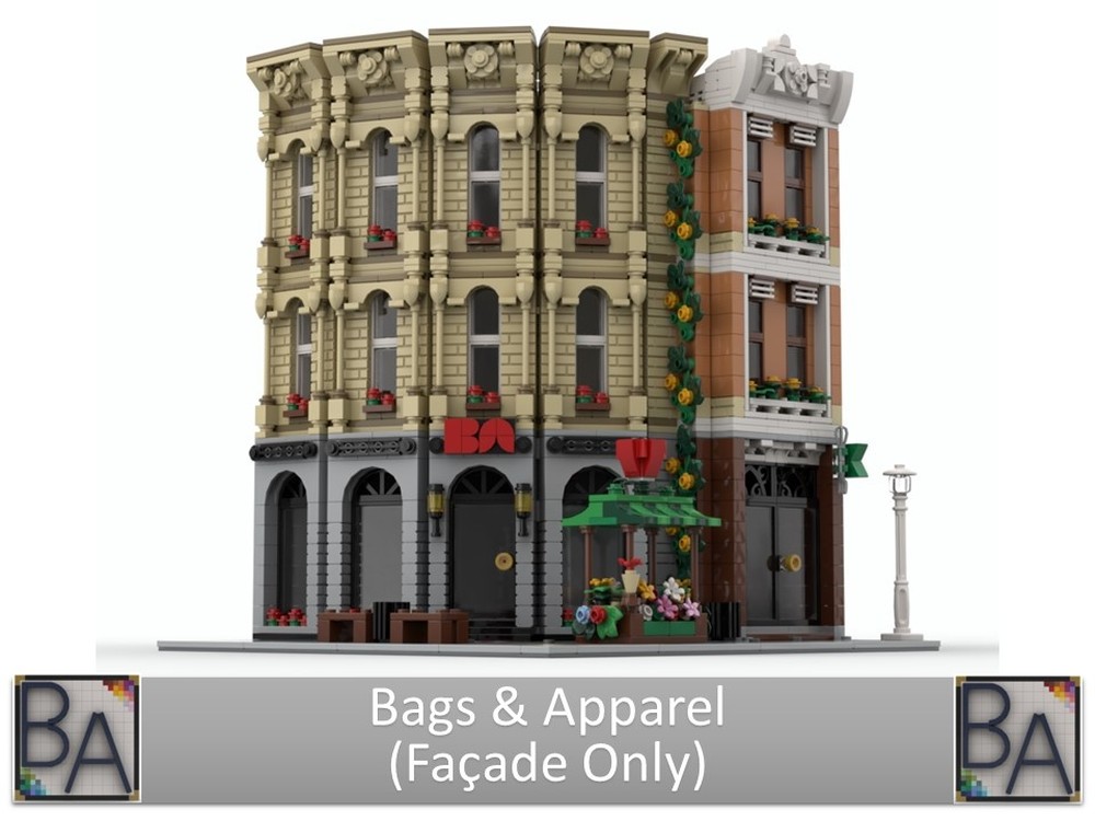 LEGO MOC Bags & Apparel (Facade Only) by Brick Artisan | Rebrickable ...