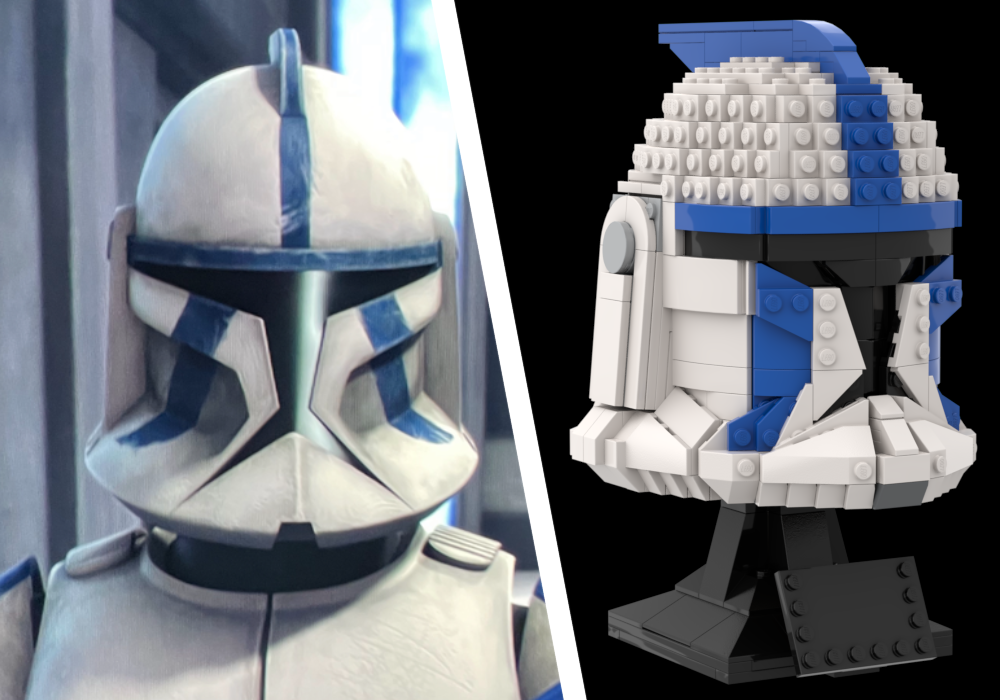 LEGO MOC Denal P1 Helmet by OrchardBuilds | Rebrickable - Build with LEGO