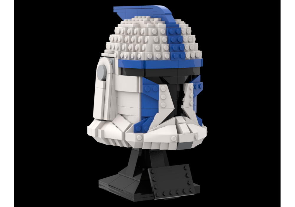 Lego Moc Denal P1 Helmet By Orchardbuilds Rebrickable Build With Lego