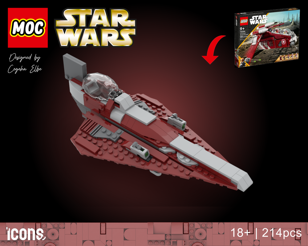 LEGO MOC Delta 7 by Cegeha Elbe | Rebrickable - Build with LEGO