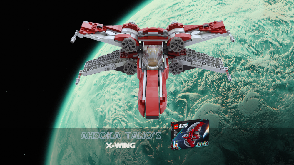 LEGO MOC-193952 Ahsoka Tano's X Wing - 75362 alternative by zsoltom ...