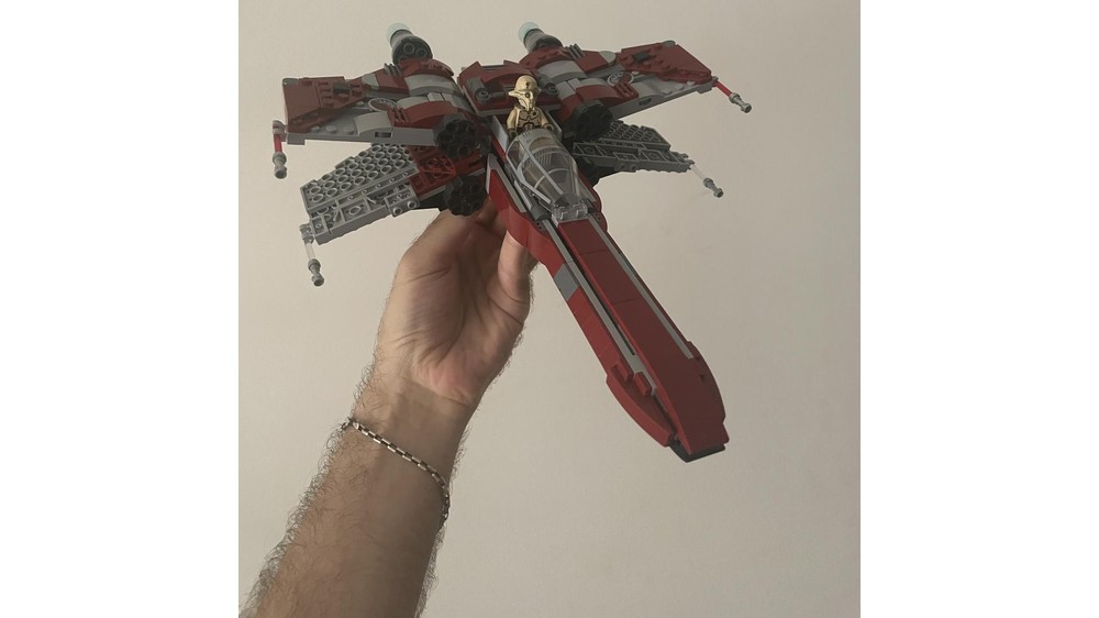 Lego Moc Ahsoka Tanos X Wing 75362 Alternative By Zsoltom