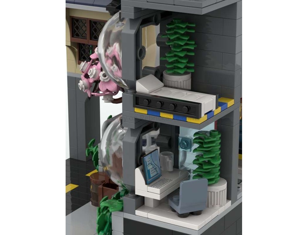 Lego Moc Cyberpunk City By Imperiallego Rebrickable Build With Lego