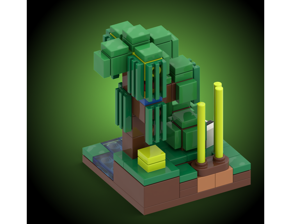 LEGO MOC Jungle expansion biome for the "21265-1 The Crafting Table ...