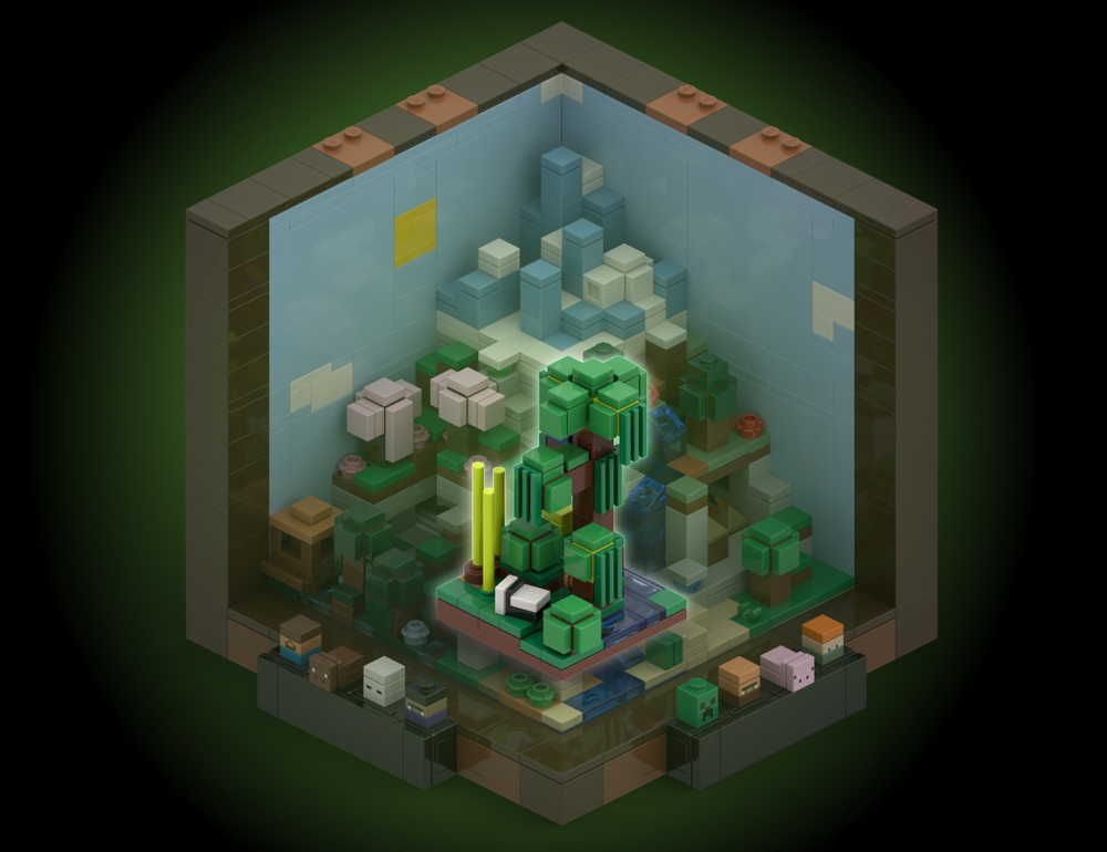 LEGO MOC Jungle expansion biome for the "21265-1 The Crafting Table ...