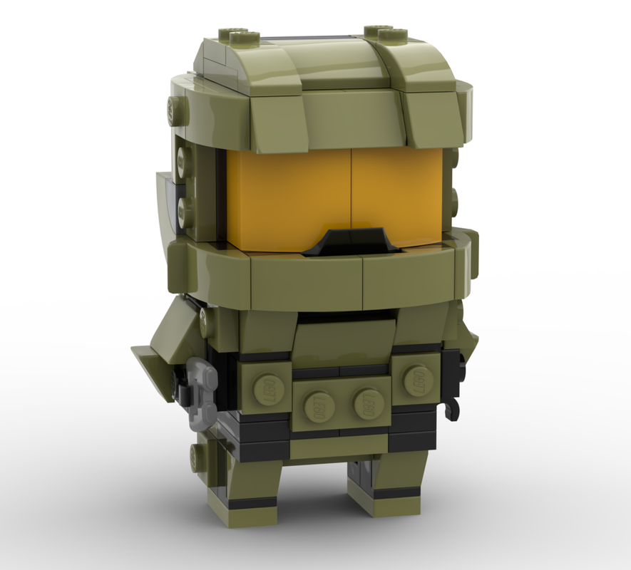 LEGO MOC Master Chief BrickHeadz by Imperial_brickz | Rebrickable ...