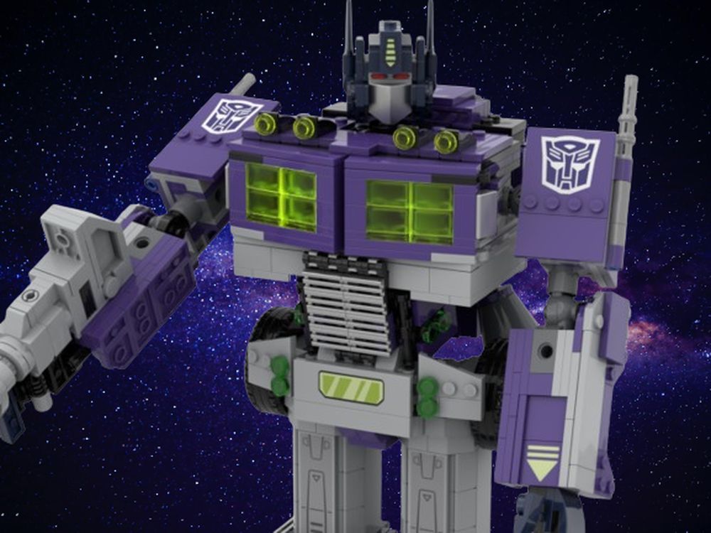 LEGO MOC Shattered Glass Optimus Prime by 13Customs | Rebrickable ...