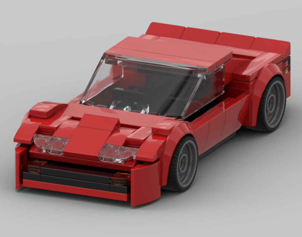 LEGO MOC Nissan 300zx by WILD_BLUEY | Rebrickable - Build with LEGO