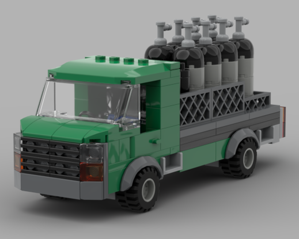 LEGO MOC Oxygen Transporting Truck by leeggoo_Creator | Rebrickable ...