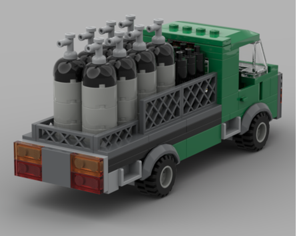 LEGO MOC Oxygen Transporting Truck by leeggoo_Creator | Rebrickable ...