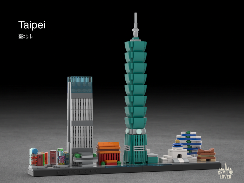 LEGO MOC-194007 Taipei Skyline by Skyline_Lover | Rebrickable - Build ...