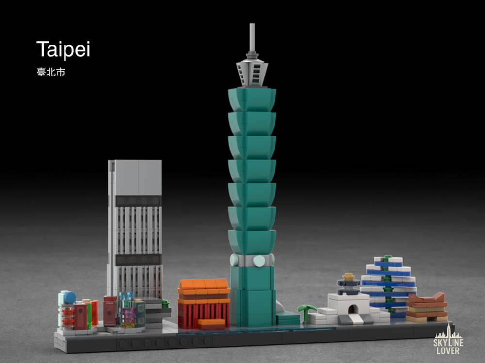 LEGO MOC Taipei Skyline by Skyline_Lover | Rebrickable - Build with LEGO