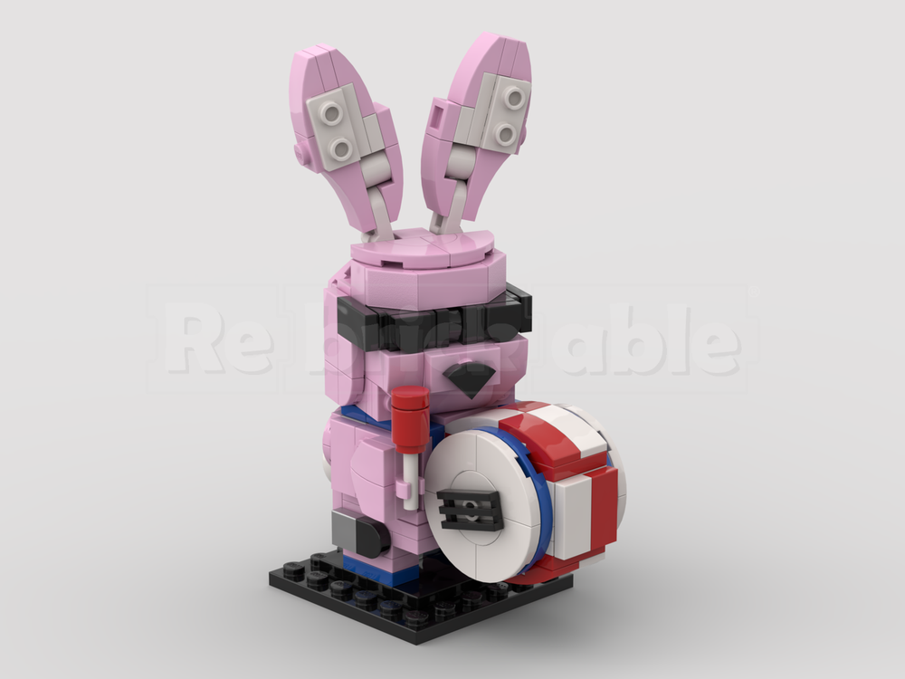 LEGO MOC Energizer Bunny Brickheadz by Penguins and plastic ...