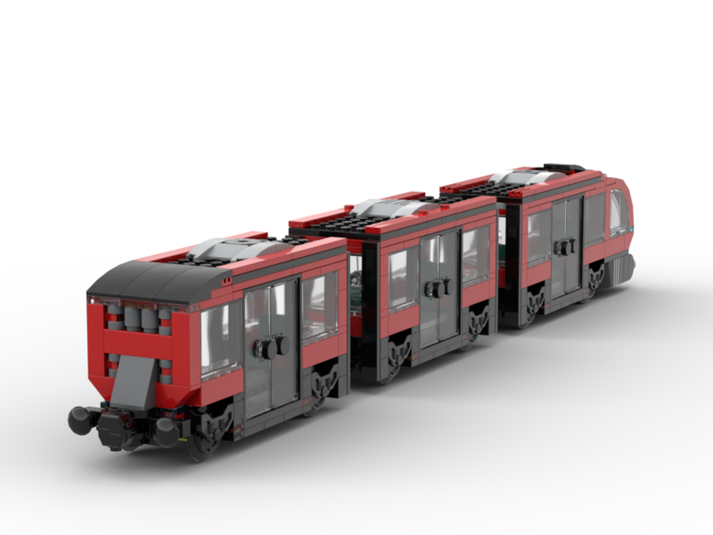 LEGO MOC Push-pull train by Ex0 | Rebrickable - Build with LEGO
