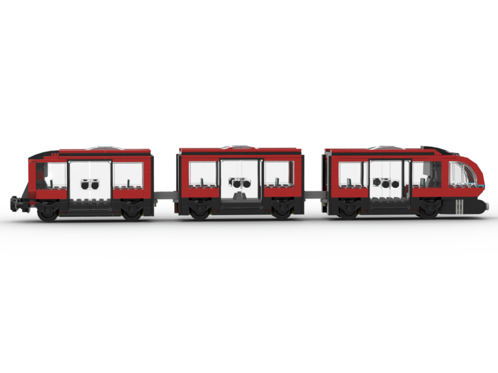 LEGO MOC Push-pull train by Ex0 | Rebrickable - Build with LEGO