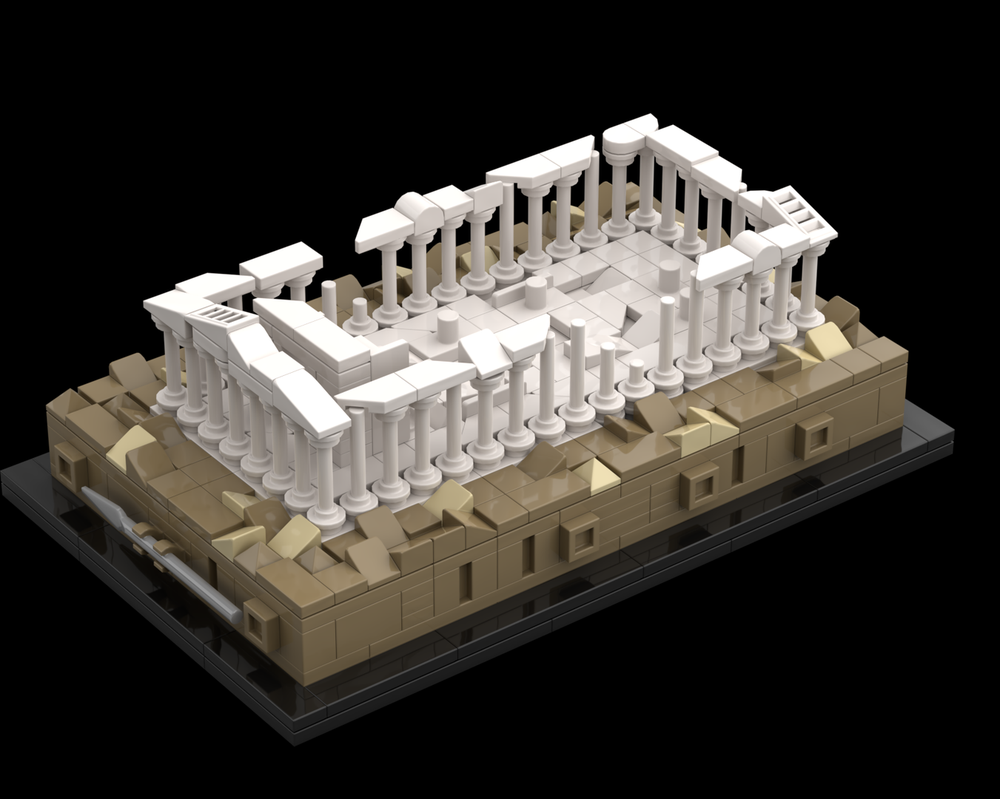 LEGO MOC The Parthenon by ibuildthings | Rebrickable - Build with LEGO
