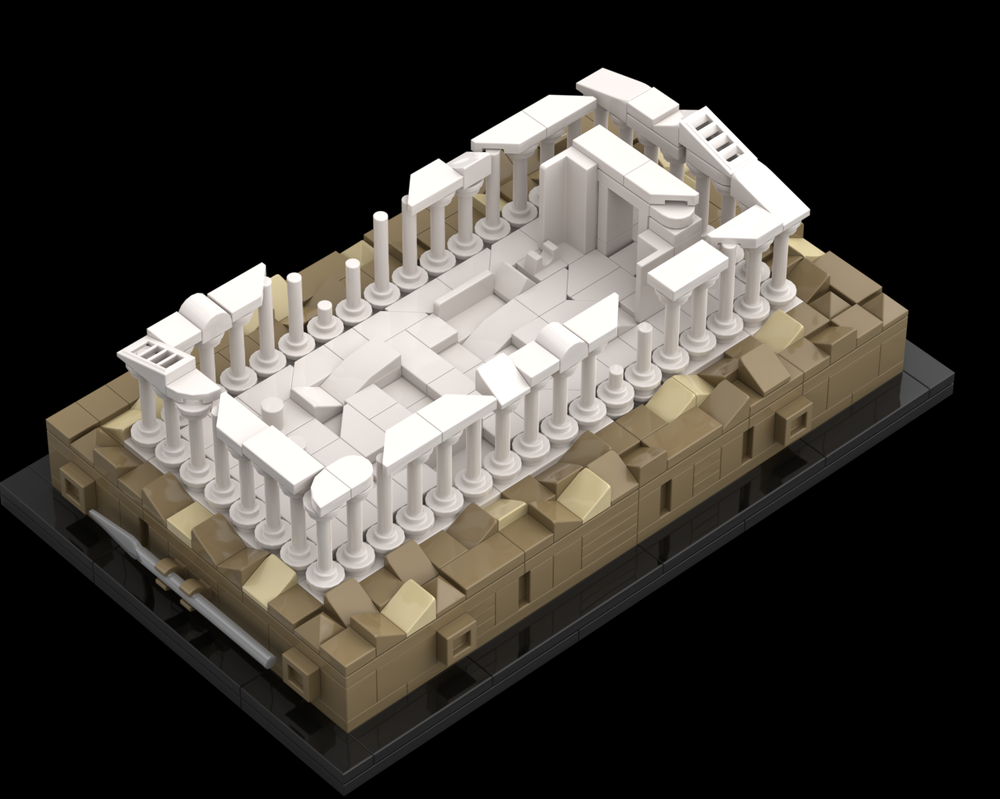 LEGO MOC The Parthenon by ibuildthings | Rebrickable - Build with LEGO