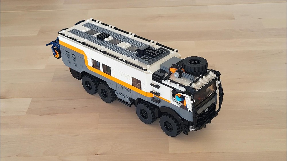 Lego Moc Mercedes Benz Arocs 8x8 Expedition By Prshadoko Rebrickable