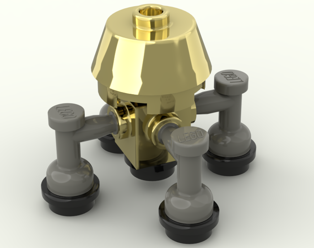 LEGO MOC Moon Lander Mini by GlueEater | Rebrickable - Build with LEGO