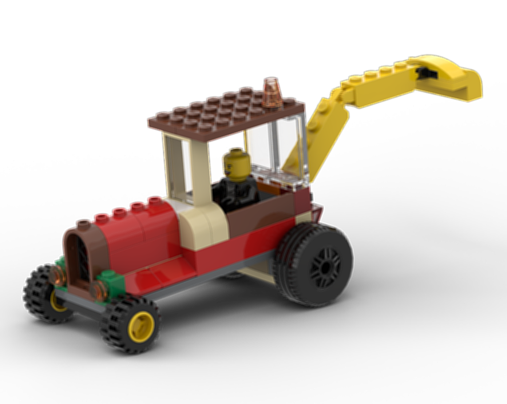LEGO MOC Simple Tractor by Tomara | Rebrickable - Build with LEGO
