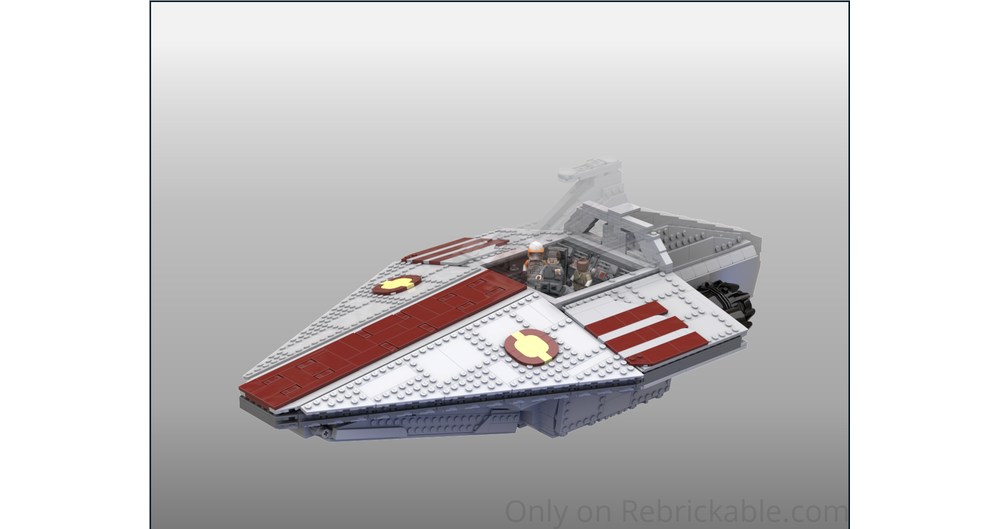 Lego Moc Ucs Acclamator Starship By Raguidel Rebrickable Build With