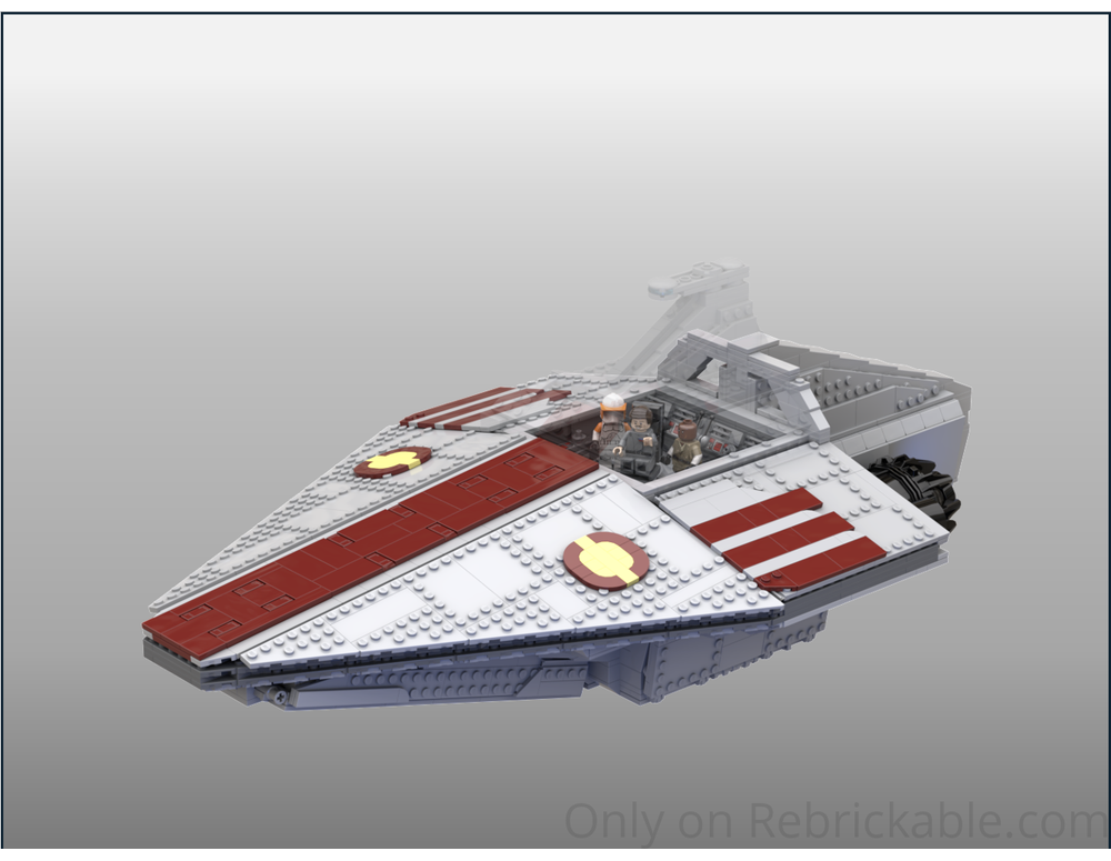 Lego Moc Ucs Acclamator Starship By Raguidel Rebrickable Build With