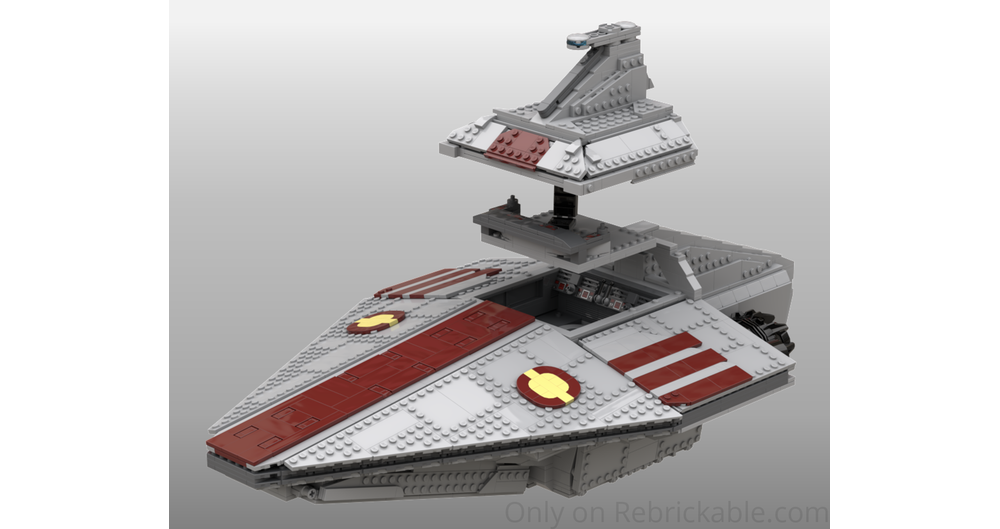 Lego Moc Ucs Acclamator Starship By Raguidel Rebrickable Build With