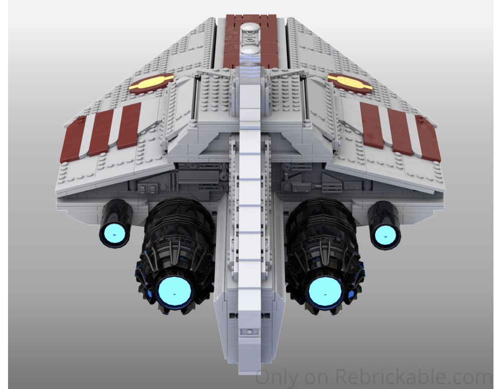 Lego Moc Ucs Acclamator Starship By Raguidel Rebrickable Build With