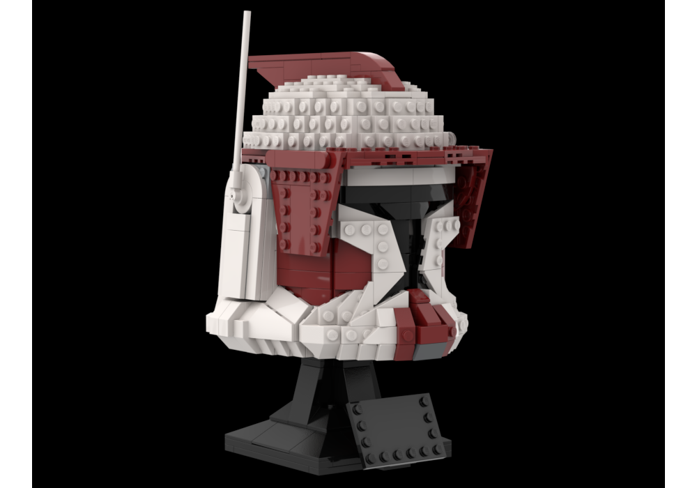LEGO MOC Commander Fox P1 Helmet by OrchardBuilds | Rebrickable - Build ...