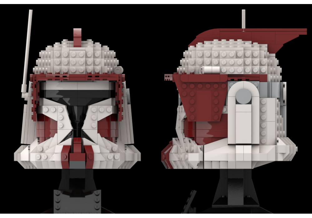Lego Moc Commander Fox P1 Helmet By Orchardbuilds Rebrickable Build