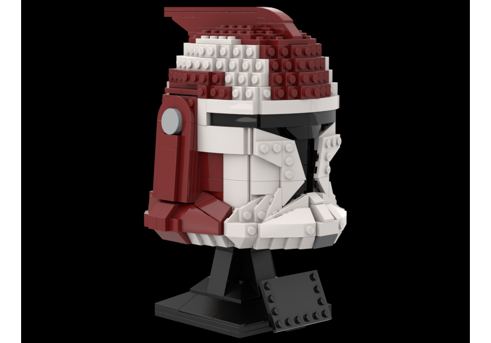 Lego Moc Commander Stone P1 Helmet By Orchardbuilds Rebrickable